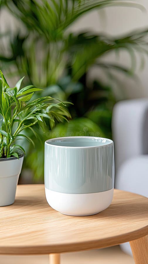 Elegant Ceramic Cup Features a Wave Pattern in a Blue-gray Gradient and ...