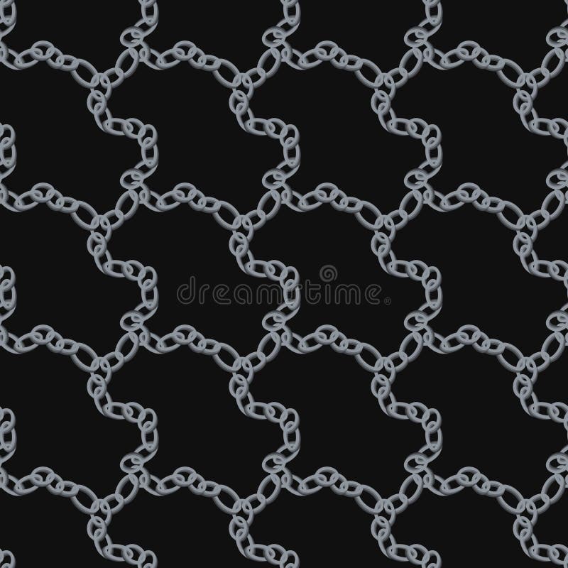 Elegant Chain Pattern Design in Seamless Textile Print for Versatile ...