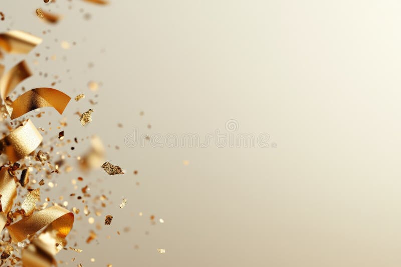 Elegant Champagne Gold Gradient with Floating Particles for Luxurious ...