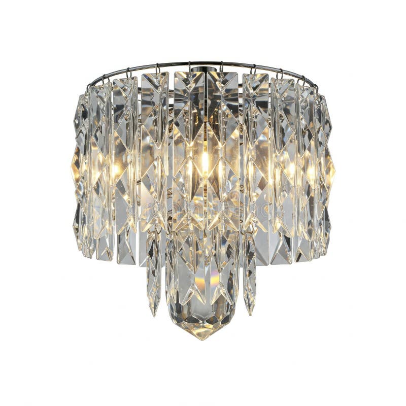 Crystal lamp stock illustration. Illustration of silver - 380119982