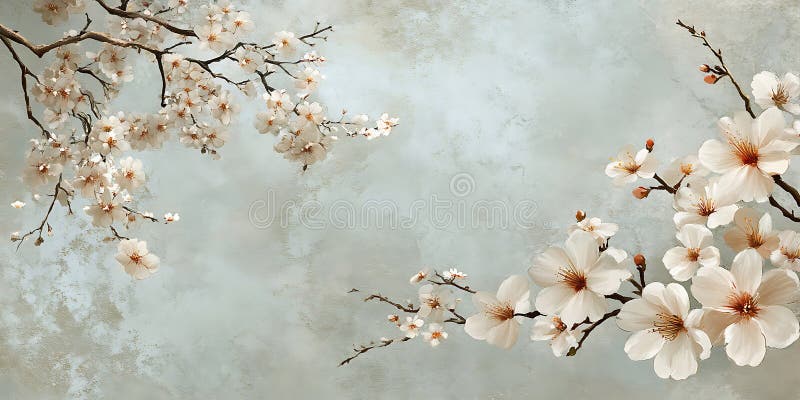 Elegant Cherry Blossom Background HighResolution Floral Texture Image ...