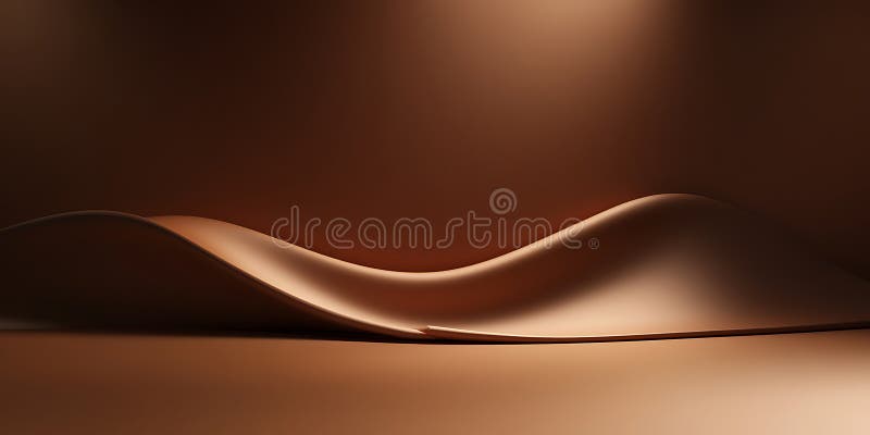 Elegant Chocolate Wave Abstract Background Texture Stock Illustration - Illustration of flowing ...