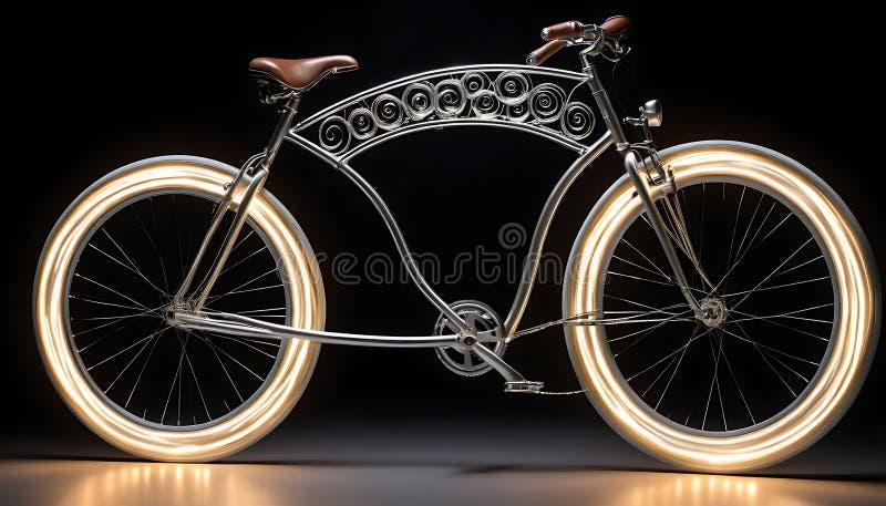The Elegant Chrome Bicycle: a Masterpiece of Design and Engineering ...