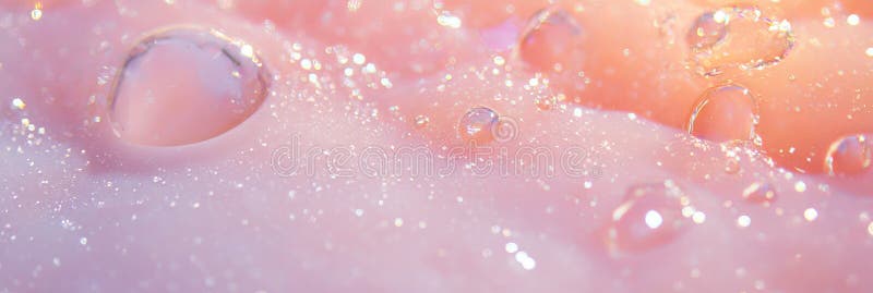 Elegant Clear Gel Texture with Tiny Suspended Particles and Light ...