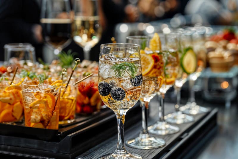 Elegant Cocktail Reception Created with Generative AI Stock ...