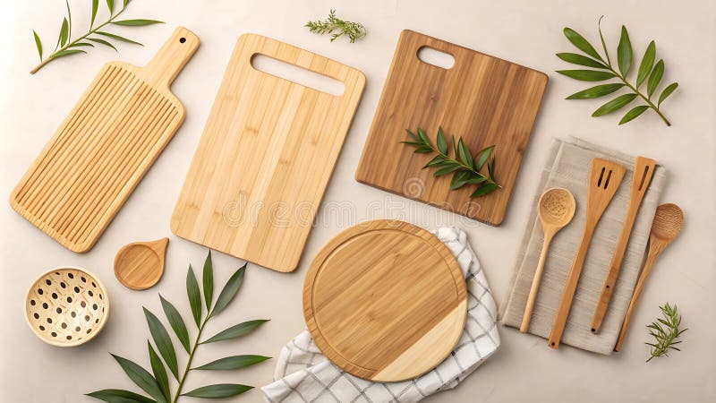 Elegant Collection of Bamboo and Wood Kitchen Products for Cooking and ...