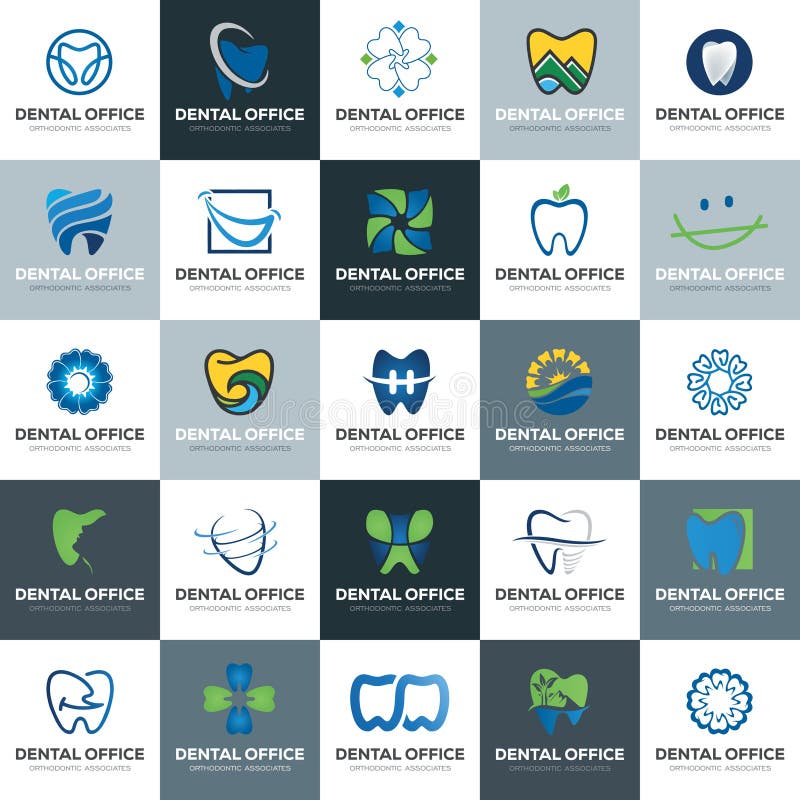 Modern Dental Logos Stock Illustrations – 409 Modern Dental Logos Stock ...