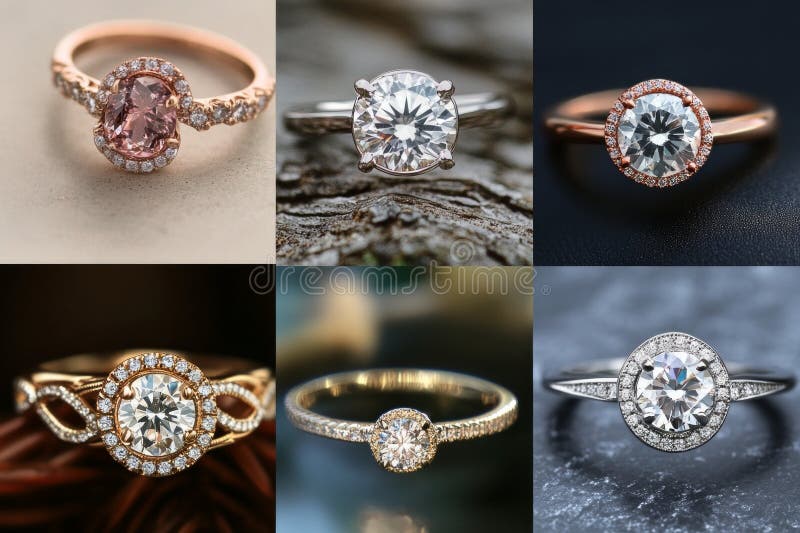 Elegant Collection of Diamond and Gemstone Rings in Various Settings ...