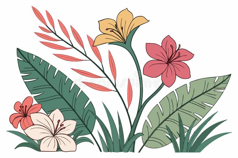 Elegant Collection of Floral and Leaf Designs for Decor, Patterns, and ...