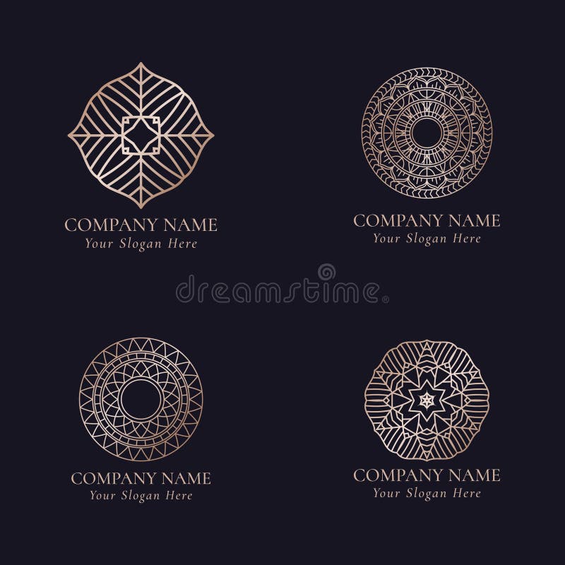 Elegant Collection of Luxury Emblem Logo Designs Stock Vector ...