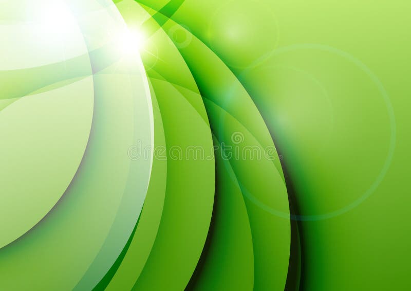 Elegant Color Waves with Light Flares Stock Vector - Illustration of ...