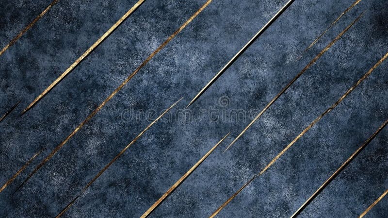 An Elegant Combination of Dark Blue and Gold Lines Creates a Striking ...