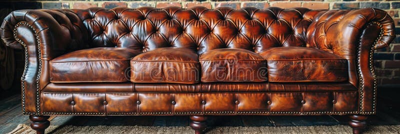 Elegant Combination of Soft Fabric and Sleek Leather Stock Image ...