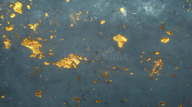 Elegant Concrete Texture with Gold Accents for Modern Design and Decor ...