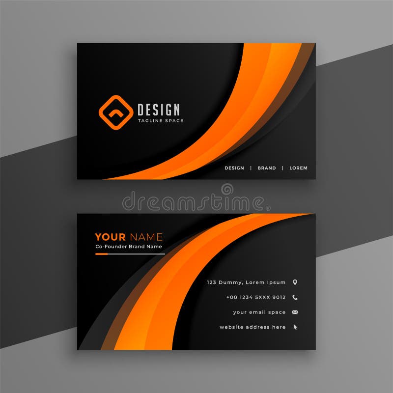 Elegant Corporate Visiting Card Template a Ready To Print Design Stock ...