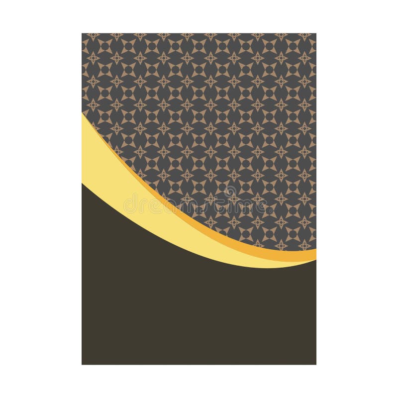 Elegant Cover Page with Pattern Background for Banner, Cover ...