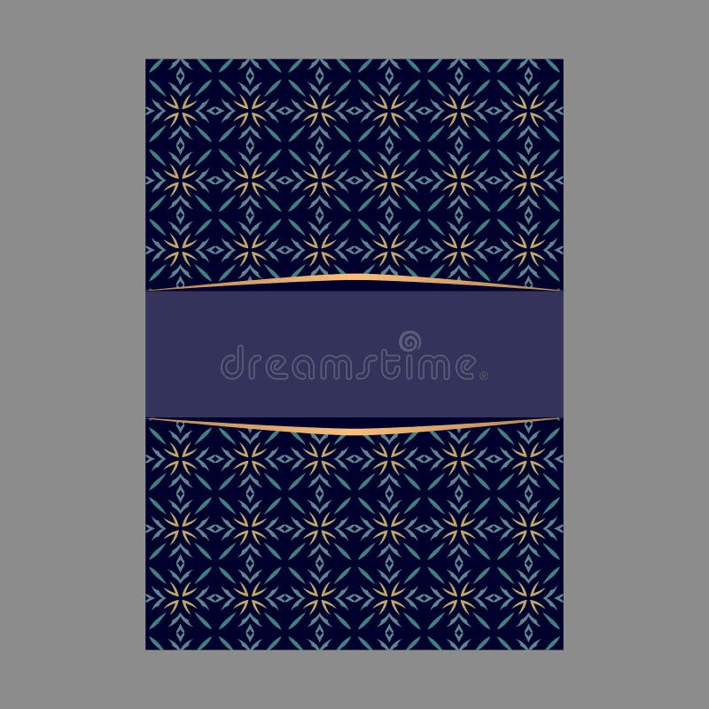 Elegant Cover Page with Pattern Background for Banner, Cover ...