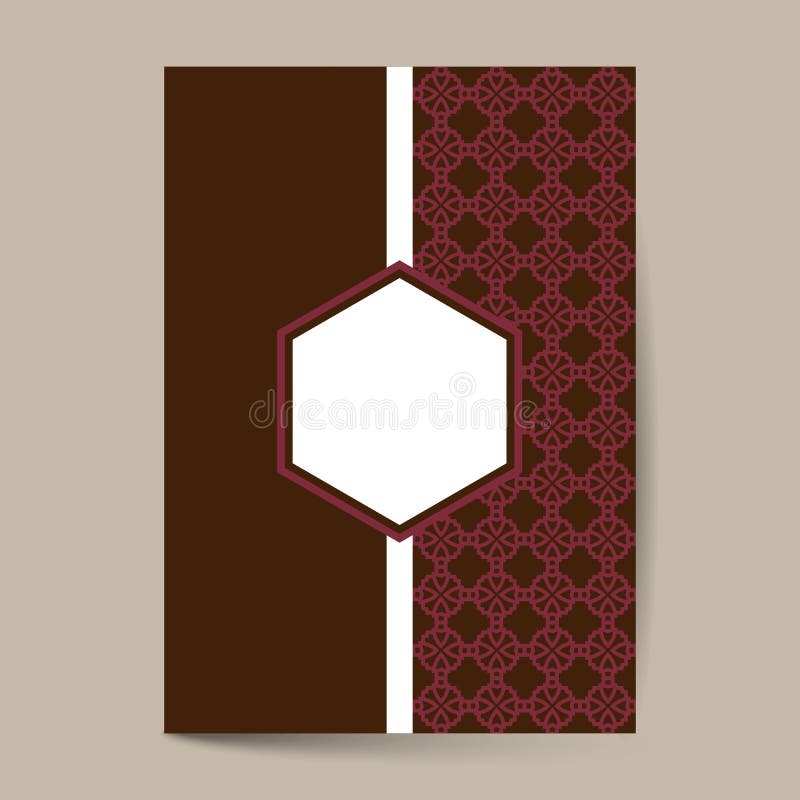 Elegant Cover Page with Pattern Background for Banner, Cover ...