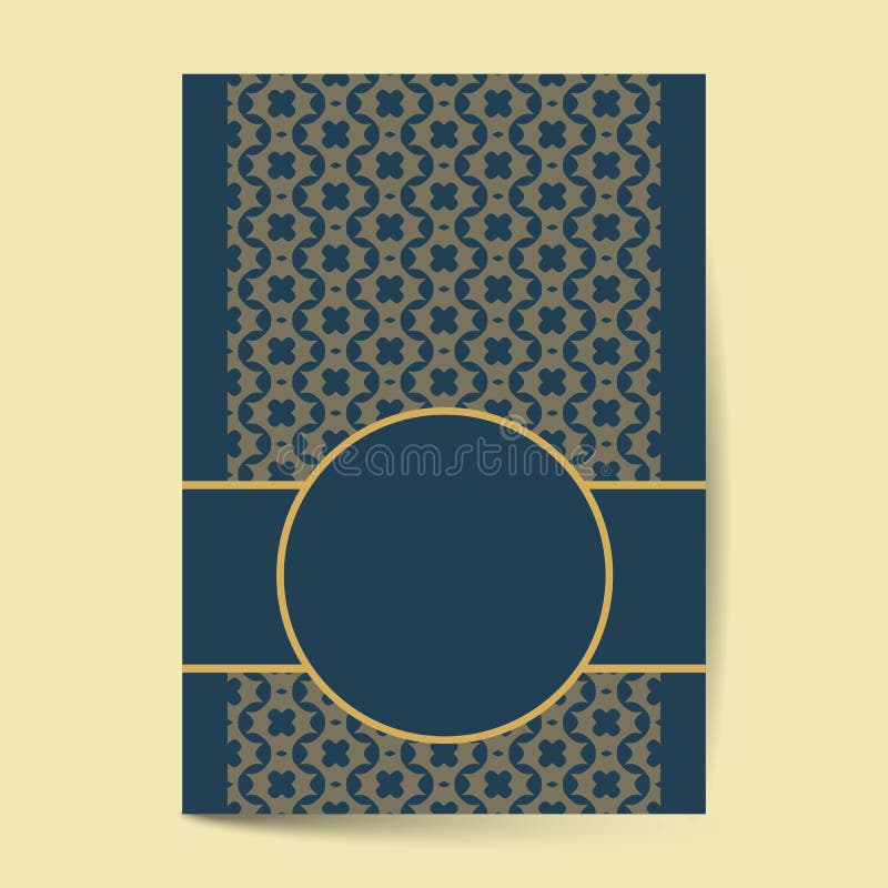 Elegant Cover Page with Pattern Background for Banner, Cover ...