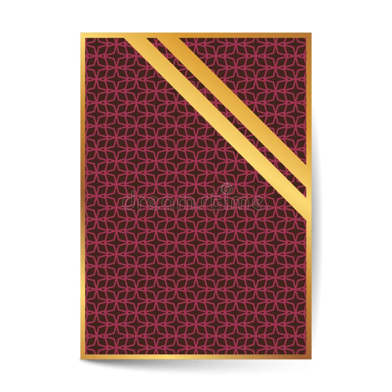 Elegant Cover Page with Pattern Background for Banner, Cover ...