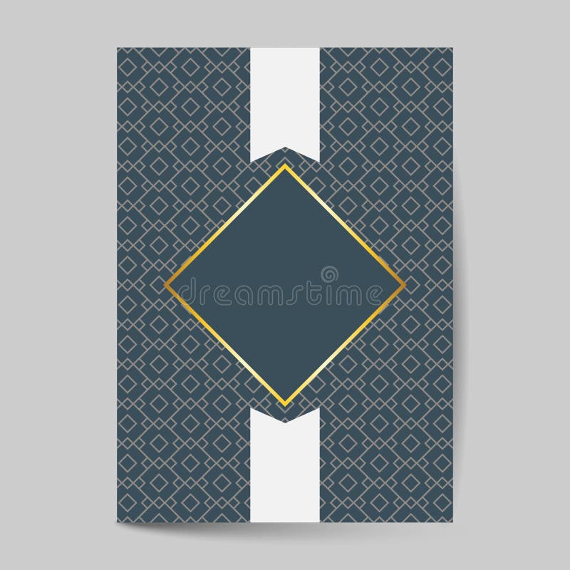 Elegant Cover Page with Pattern Background for Banner, Cover ...