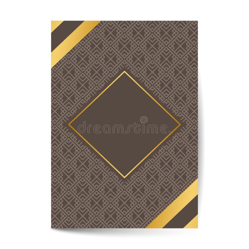 Elegant Cover Page with Pattern Background for Banner, Cover ...