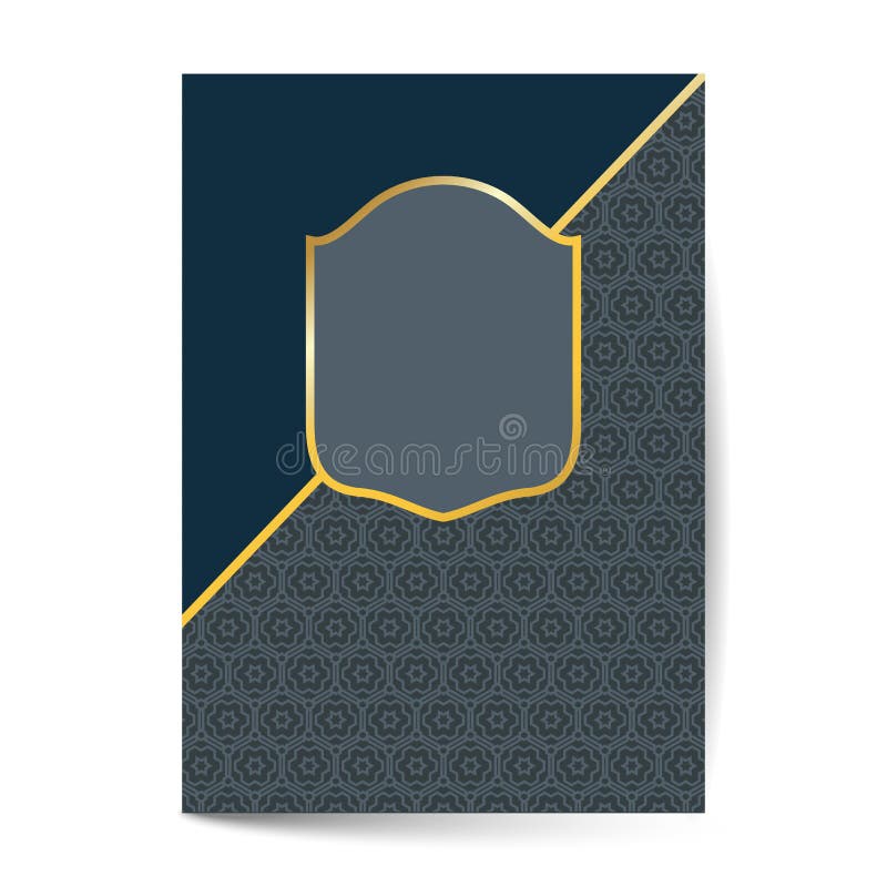 Elegant Cover Page with Pattern Background for Banner, Cover ...