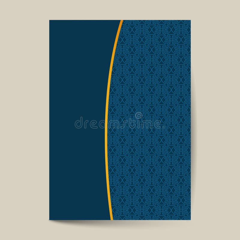 Elegant Cover Page with Pattern Background for Banner, Cover ...