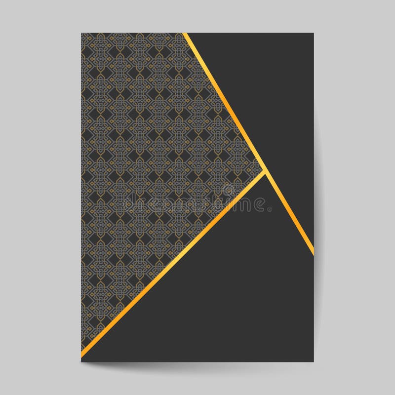 Elegant Cover Page with Pattern Background for Banner, Cover ...