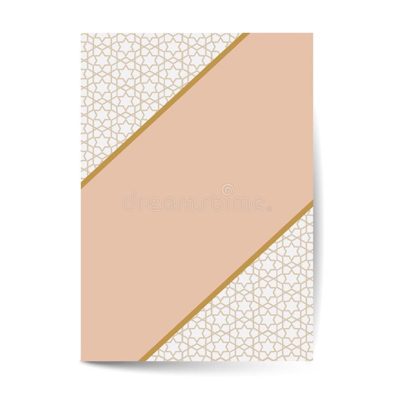 Elegant Cover Page with Pattern Background for Banner, Cover ...