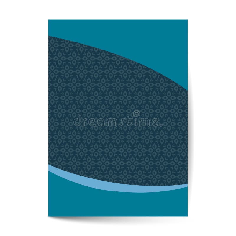 Elegant Cover Page with Pattern Background for Banner, Cover ...