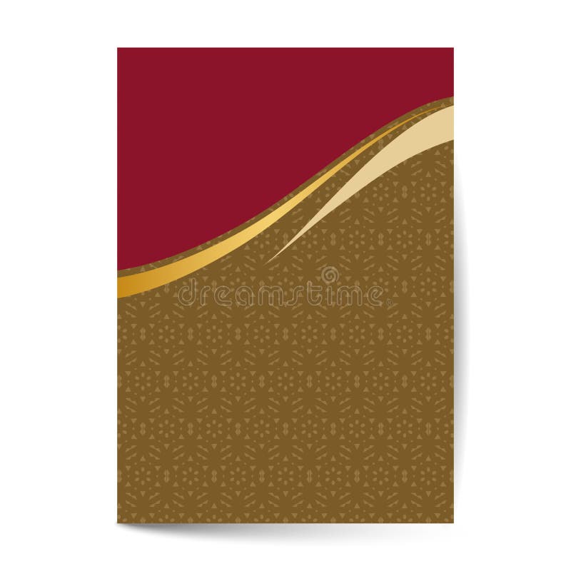 Elegant Cover Page with Pattern Background for Banner, Cover ...