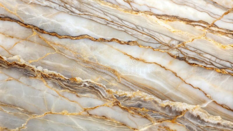 Elegant Creamy White and Gold Veined Marble Texture. Generative AI ...