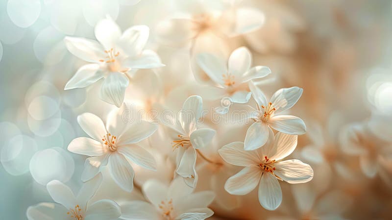 Elegant Creative Abstract Flowers Blurry Background with Soft Light for ...