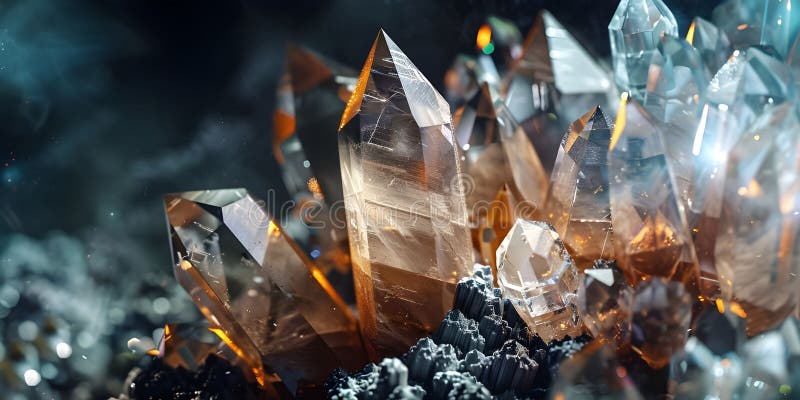 Elegant Crystal Shards Background Stock Illustration - Illustration of ...
