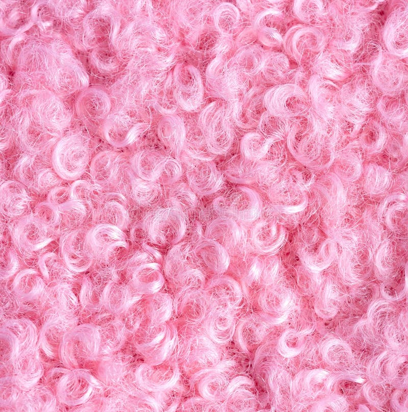 Elegant Curly Pink Wool Background. Square Stock Photo - Image of sheep ...
