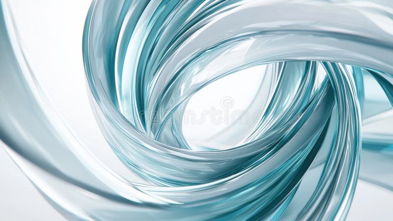 Elegant Curving Waves in Metallic Shimmering Depths of Field Creating a ...