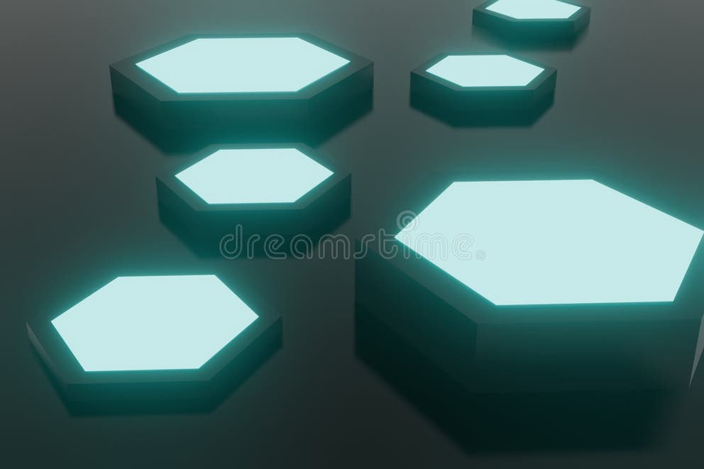 Elegant 3D Backgrounds that Reflect Light Rays Stock Illustration ...