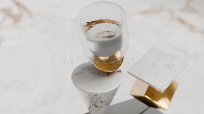 Physics 3D Loop Shapes Animation Stock Video - Video of flow, balls ...