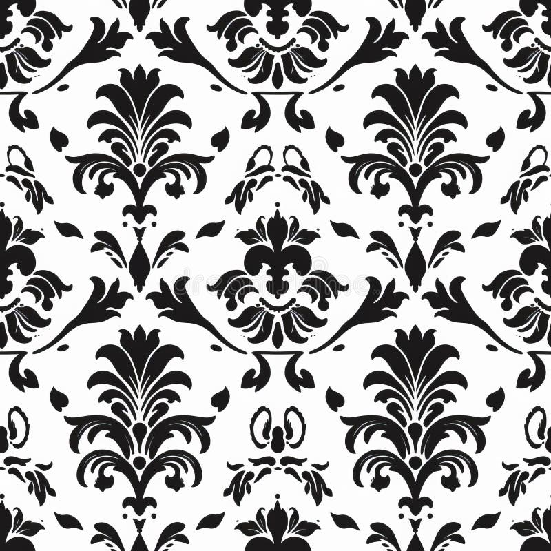Elegant Damask and Black & White Print Pattern for a Classic Touch ...