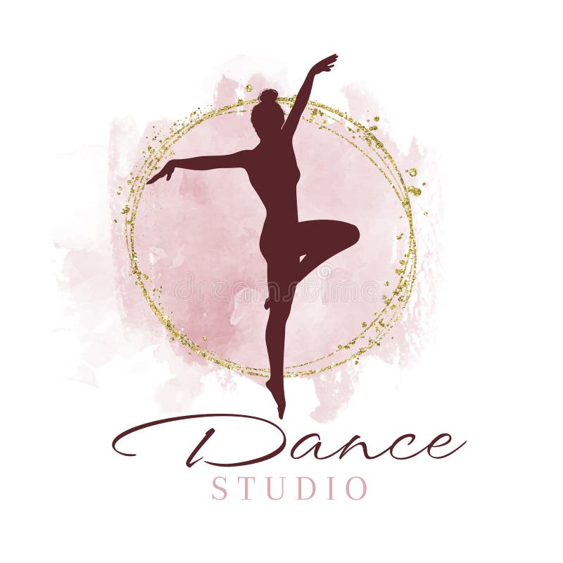 Elegant Dance Studio Logo Design Stock Vector - Illustration of dancing ...