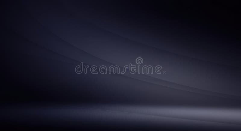 Elegant Dark Abstract Background with Smooth Gradient Curves for Modern ...