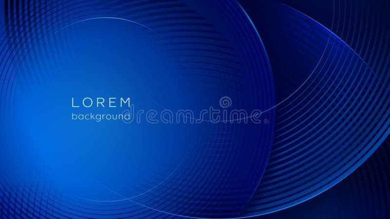 Elegant Dark Blue Composition with Place for Text Stock Vector ...
