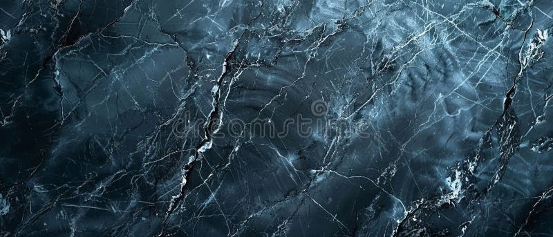 Elegant Dark Blue Marble Texture Background with Subtle White Veins Stock Illustration ...