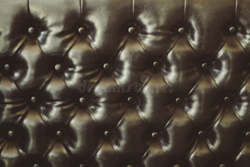 Elegant Dark Brown Leather Texture with Buttons for Pattern and ...