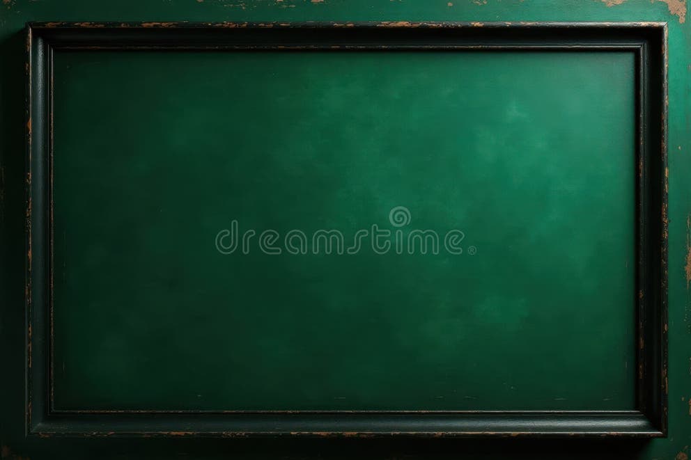 Elegant Dark Emerald Backdrop, Distressed Black Frame, Overlay, Design ...