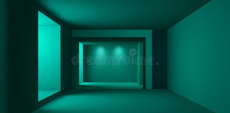 An Elegant Dark Emerald Green Forms the Background of this Design ...