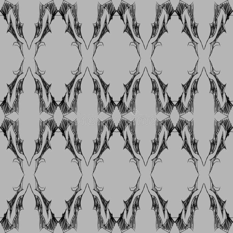 Abstract Gothic Seamless Pattern Stock Vector - Illustration of decor ...