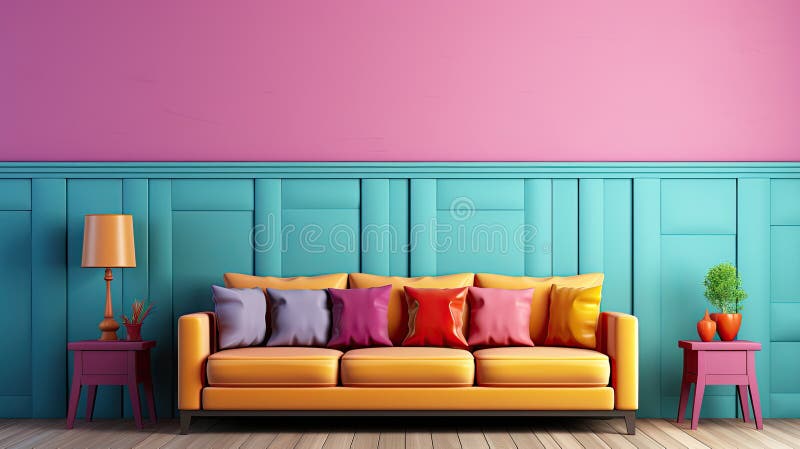 Elegant Decoration with Gradient Rainbow and Pastel Colors. Stock ...