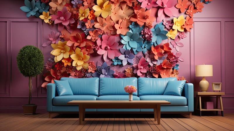 Elegant Decoration with Gradient Rainbow and Pastel Colors. Stock ...